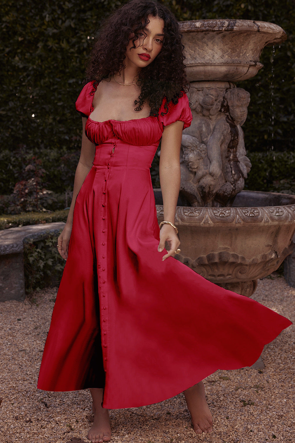 Kleid Mit Knpfen